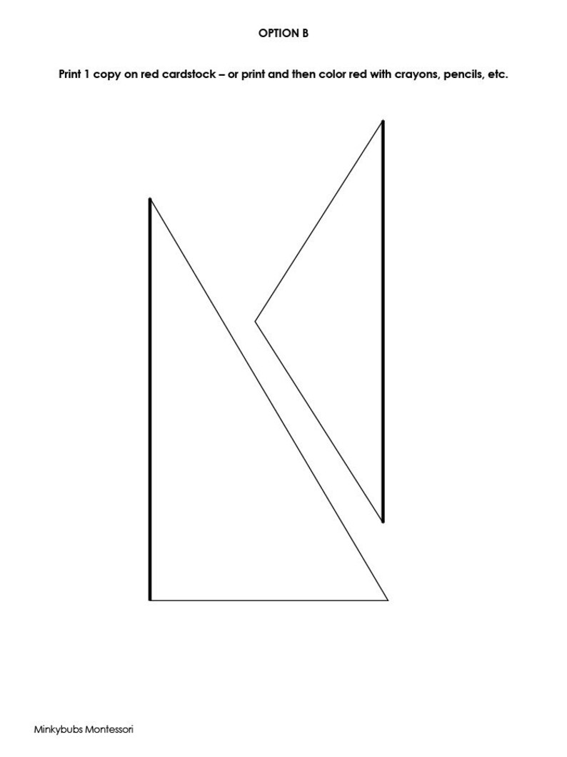 Constructive Triangles Rectangular Colored Set 1 Box 1 Printable Print ...
