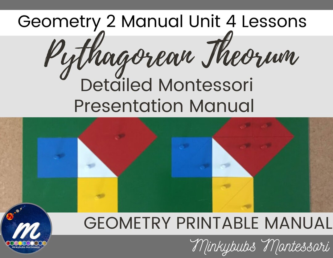 Geometría 2 Teorema de Pitágoras Planes de lección de Euclides Álbum ...