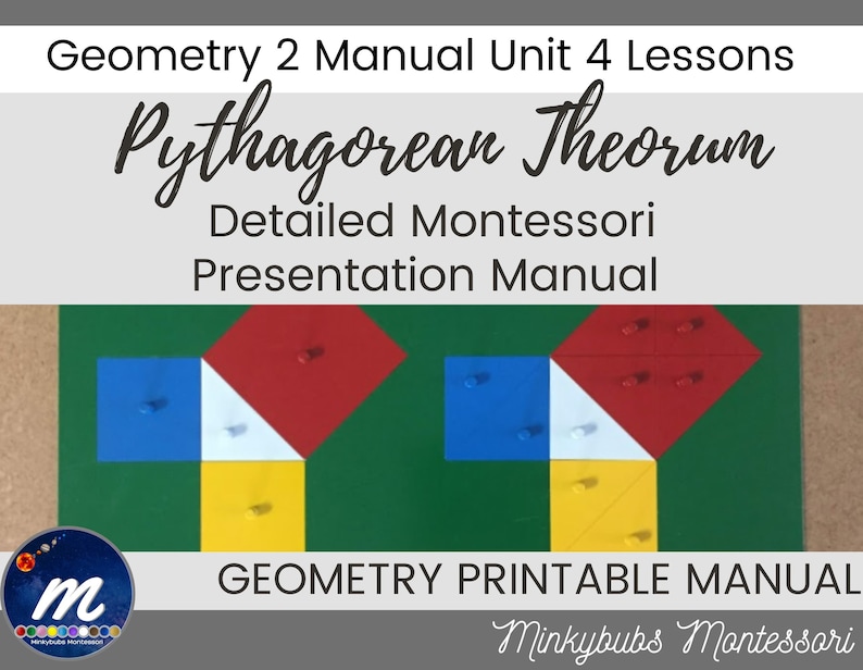 Geometría 2 Teorema de Pitágoras Planes de lección de Euclides Álbum ...