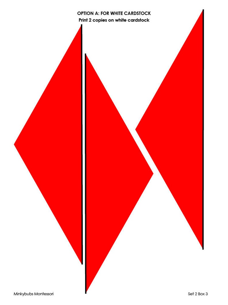 Constructive Triangles Rectangular Colored Set 2 Box 3 Printable ...