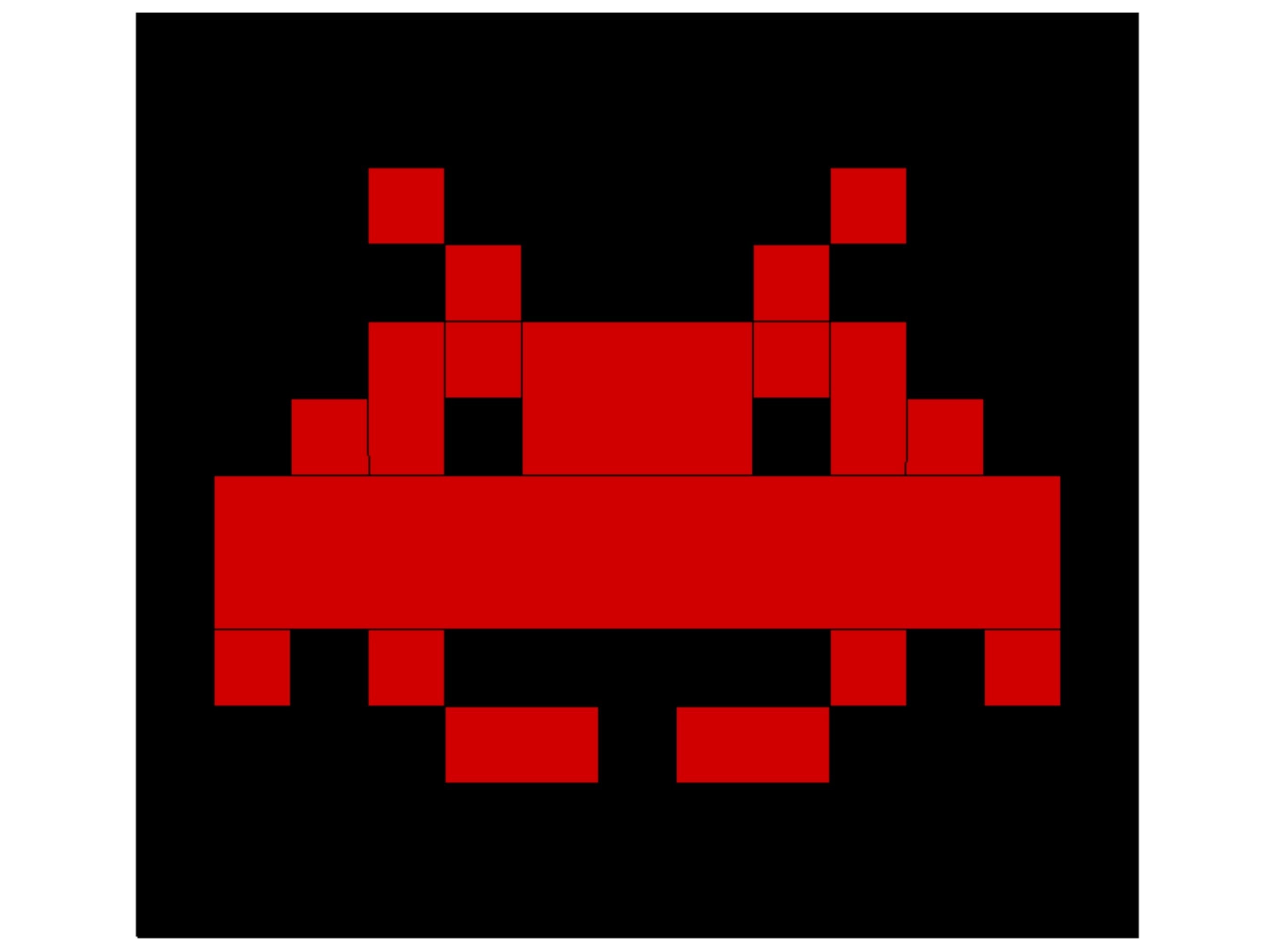 Space Invaders 1 Quilt Block Paper Piecing 12x13-inch - Etsy