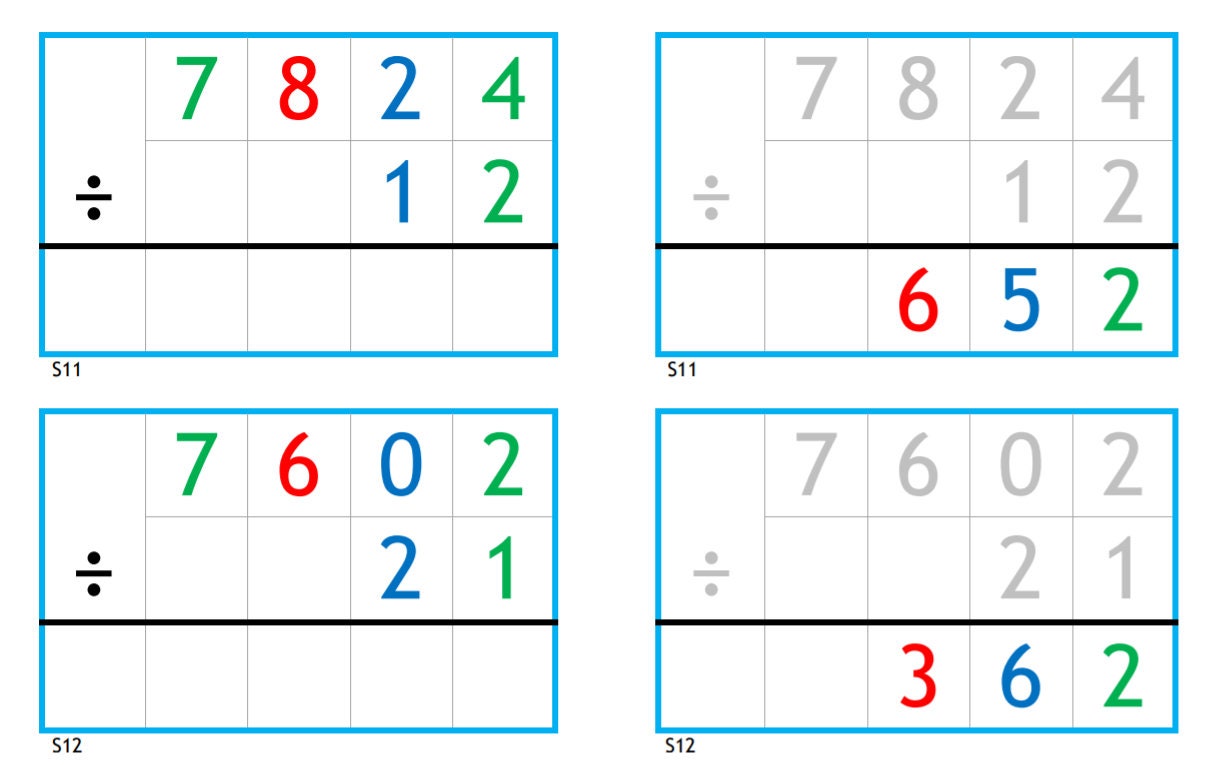 Math Task Cards Addition Multiplication Subtraction Division Command ...