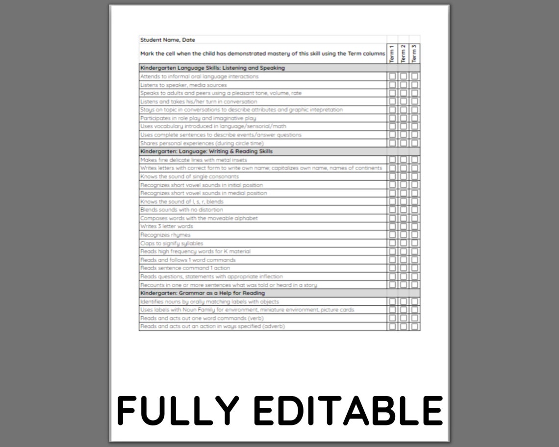 Montessori UPPER ELEMENTARY PRACTICAL Life Studies Record Keeping ...