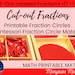 Montessori Fractions Bundle: Sorting, Ordering, Naming, Card & Booklet ...