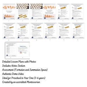 Montessori Knobbed Cylinders Sensorial Curriculum Lesson Plans Early ...