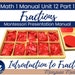 Montessori Fractions Introduction Math 1 Manual Lessons Part 1 of 2 - Etsy