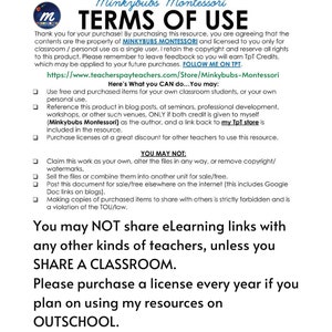 Montessori Math Manual Numeration Beyond 10 LESSONS MATH 1 UNIT 3 - Etsy