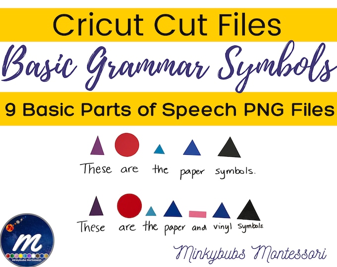 Montessori Parts of Speech Noun and Verb Sorting Activity. - Etsy Canada
