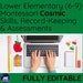 Montessori LOWER ELEMENTARY Record Keeping COSMIC Yr 1 2 3 Inc Lower El ...
