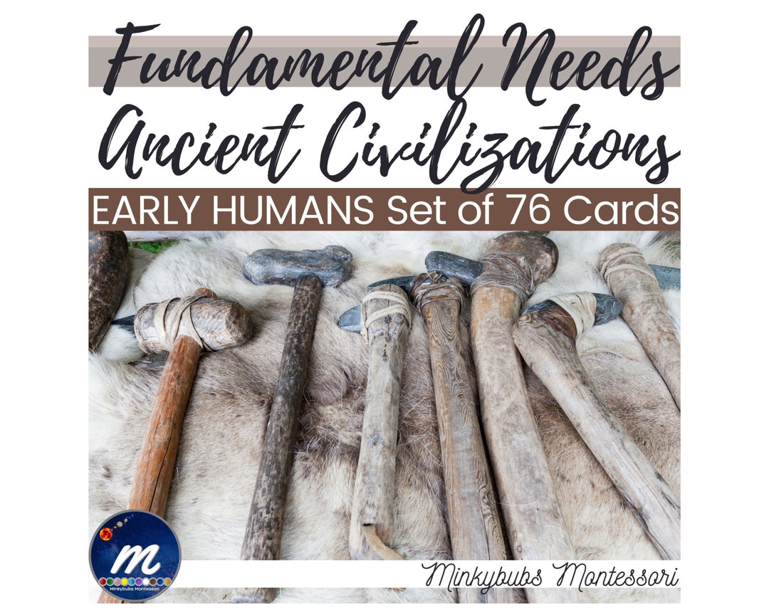 Fundamental Needs Humans Ancient Civilizations EARLY HUMANS 76 Research ...