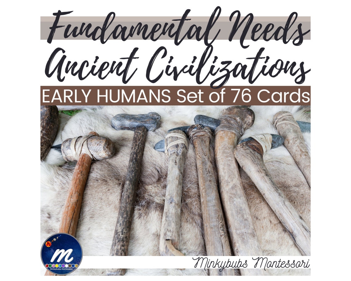 Fundamental Needs Humans Ancient Civilizations EARLY HUMANS 76 Research ...