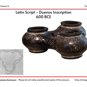 Montessori Story of Language Fourth Great Lesson Printable Video Audio ...