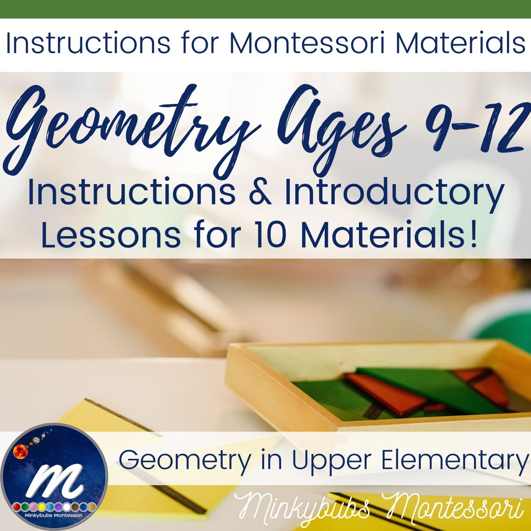 How to Use Your Geometry 2 Materials Montessori Inc 1st Presentations ...