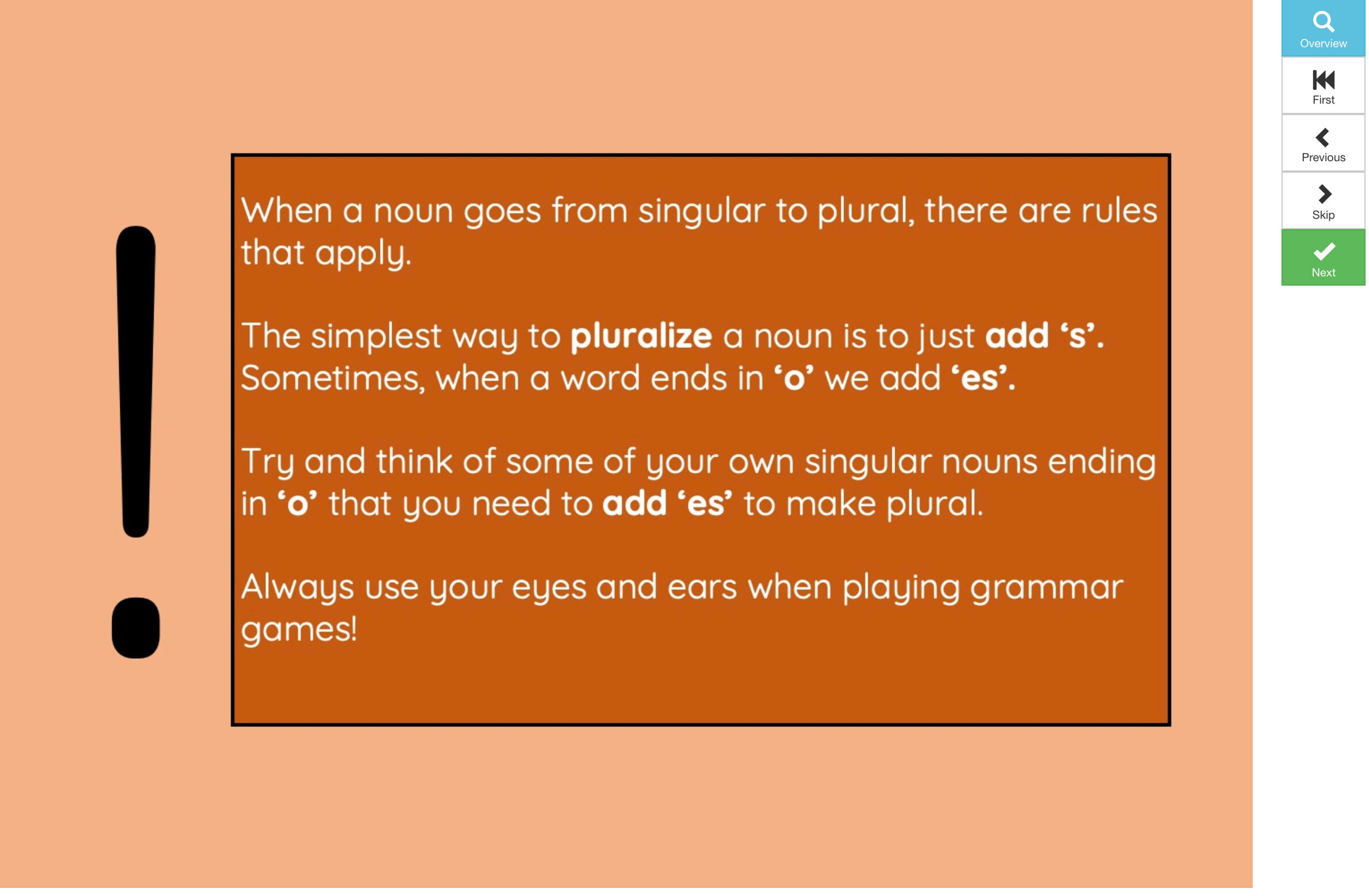 Montessori Grammar Box 2-3C BOOM Articles & Nouns Parts Speech Virtual ...