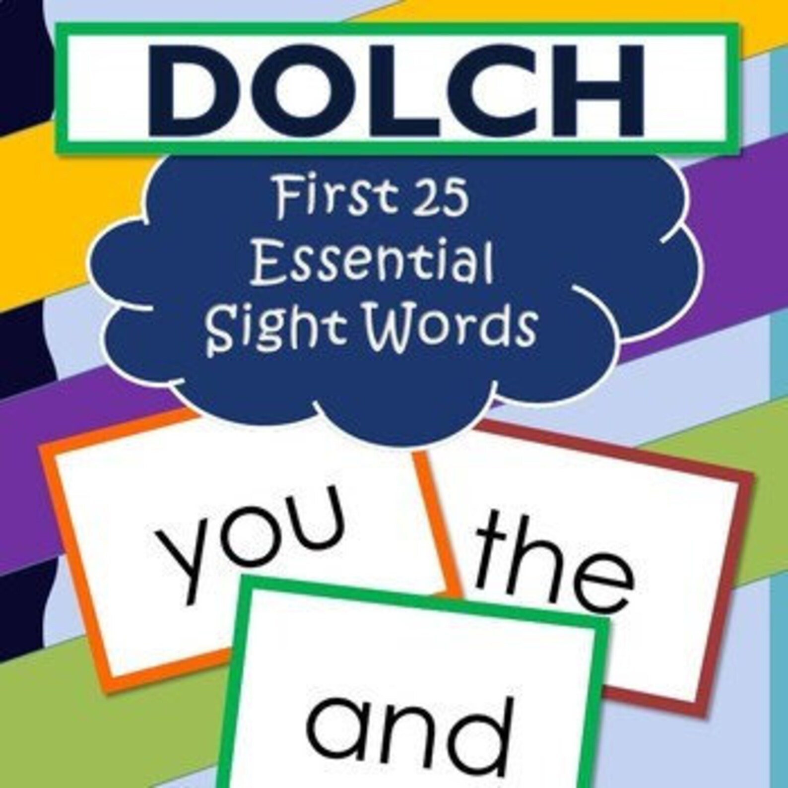 Dolch 25 Sight Words Printable Books Kindergarten - Etsy