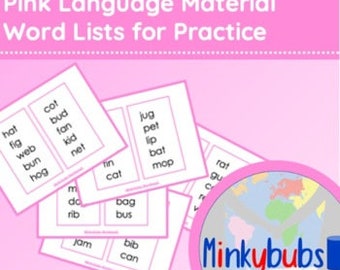 Montessori Pink Series - Etsy