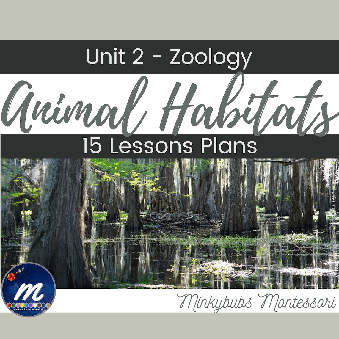 Montessori Zoology Animal Habitats Lesson Plans Manual Printable - Etsy