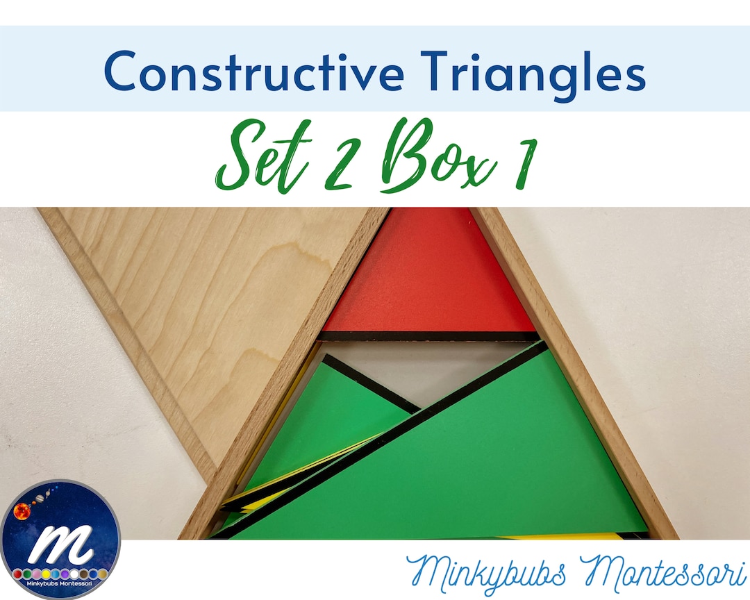 Constructive Triangles Rectangular Colored Set 2 Box 1 Printable ...