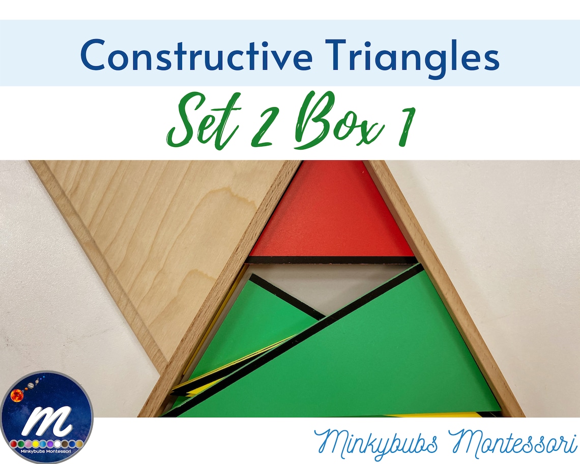 Constructive Triangles Rectangular Colored Set 2 Box 1 Printable Print ...