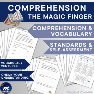 The Magic Finger Novel Study Roald Dahl No Prep Unit Study Print ...