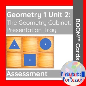 Geometry 1 2D Basic Shapes Assessment Cabinet Montessori Unit - Etsy