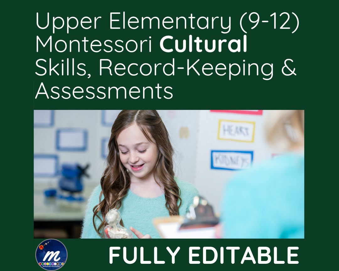 Montessori UPPER ELEMENTARY CULTURAL and Cosmic Studies Record Keeping ...