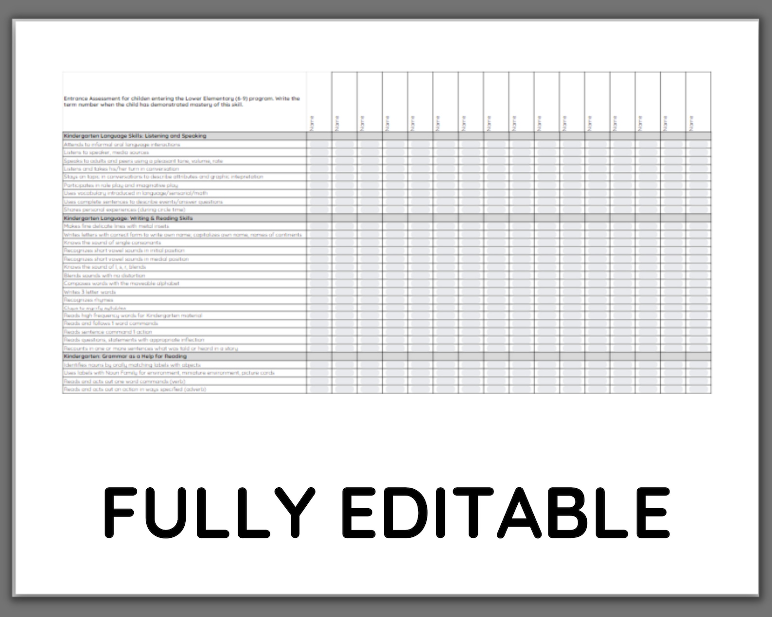 Montessori UPPER ELEMENTARY PRACTICAL Life Studies Record Keeping ...