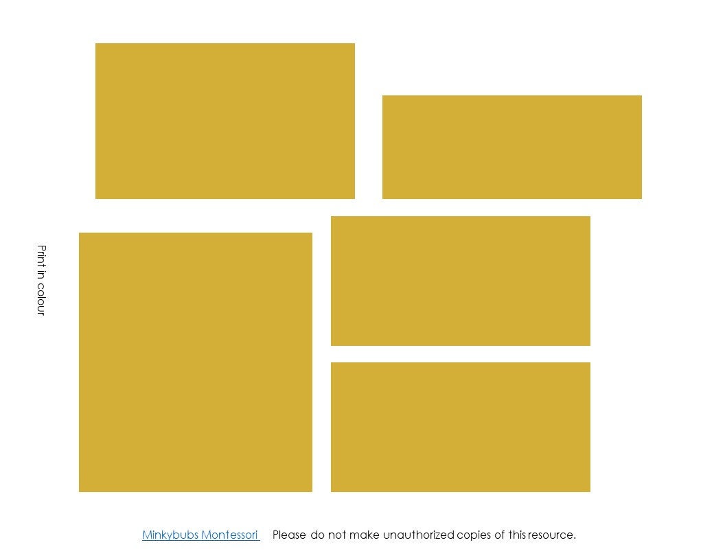 Decanomial Squares Printable With Equations Blackline and Colour ...
