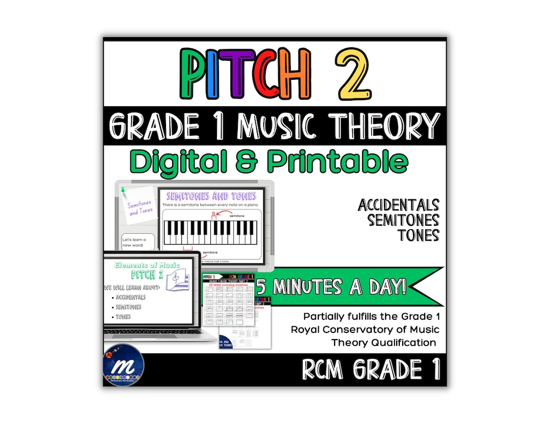 Music Theory Pitch 2 No Prep Activities Bell Ringers Starters Work ...
