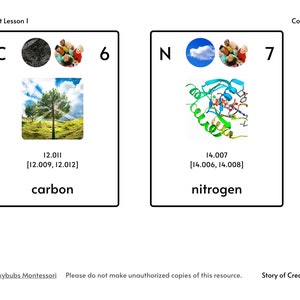 Montessori Story of Creation of Universe First Great Lesson Printable ...