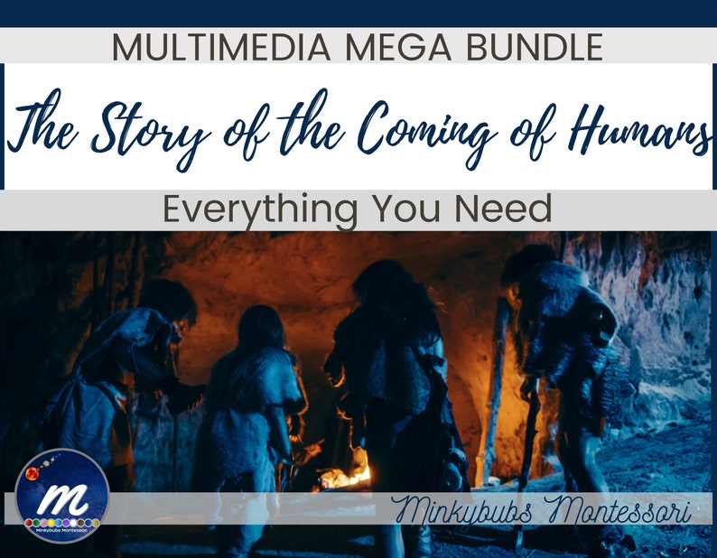 Montessori Great Story of Coming of Humans Third Great Lesson - Etsy ...