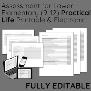 Montessori UPPER ELEMENTARY PRACTICAL Life Studies Record Keeping ...