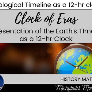 Montessori Timeline of Life Story of the Coming of Life Second Great ...