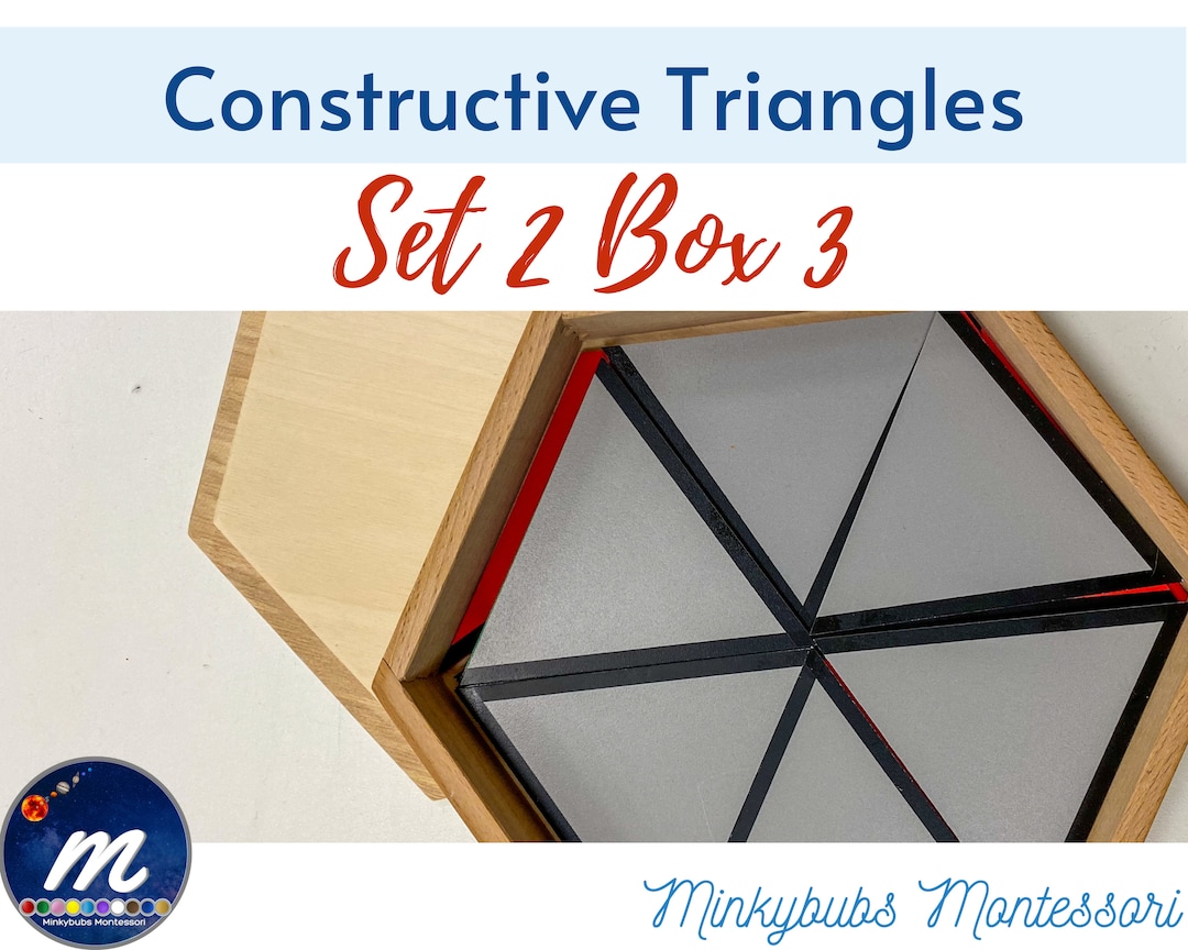Constructive Triangles Rectangular Colored Set 2 Box 3 Printable ...