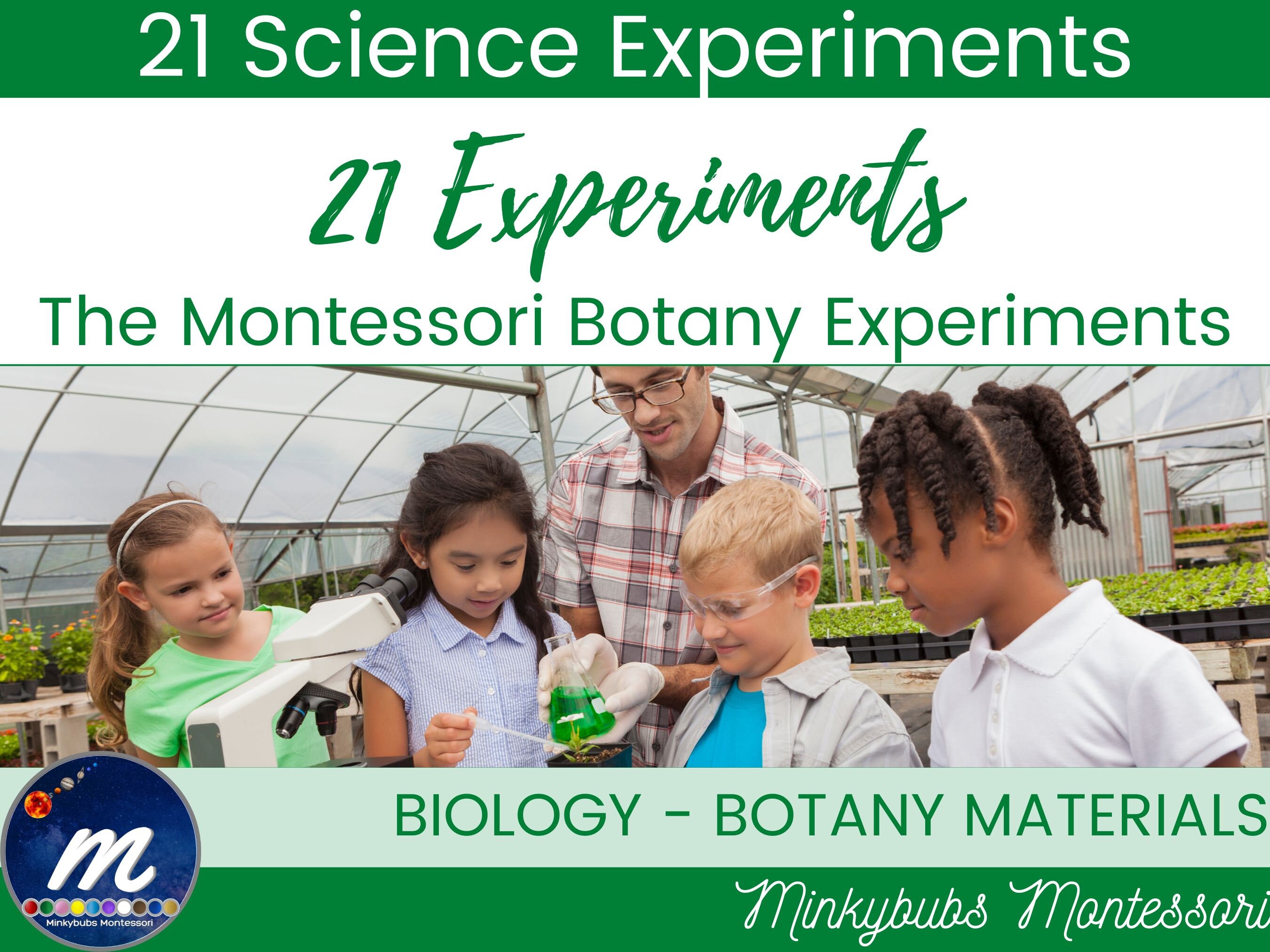 Botany 21 Botany Experiments Montessori Suitable Homeschool ALL ...