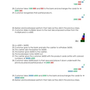 Bank Game Montessori Math 1 Manual Multiplication Lessons Unit 10 ...