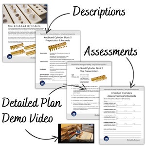 Montessori Knobbed Cylinders Sensorial Curriculum Lesson Plans Early ...