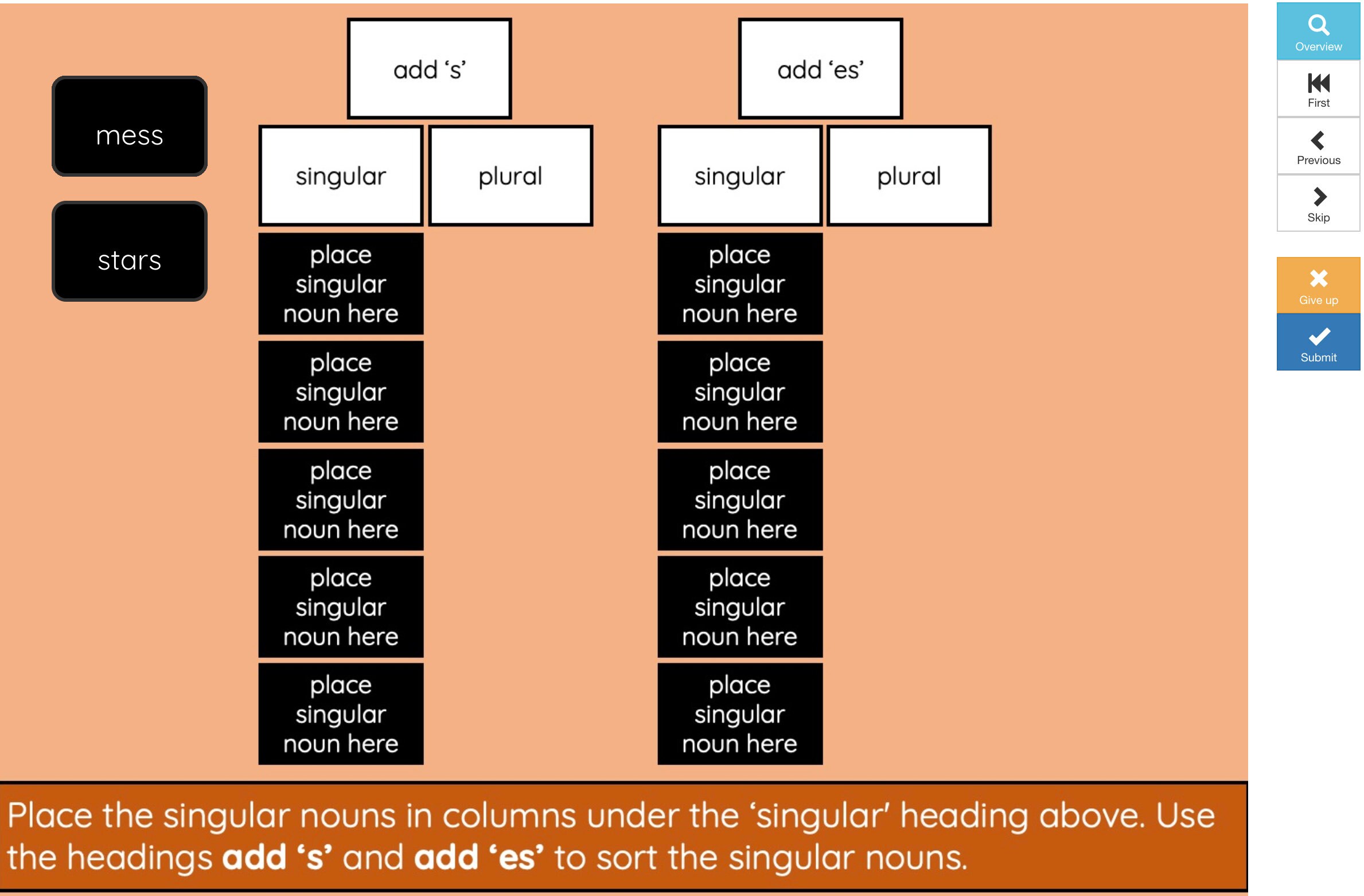 Montessori Grammar Box 2-3A BOOM Articles & Nouns Parts Speech Virtual ...
