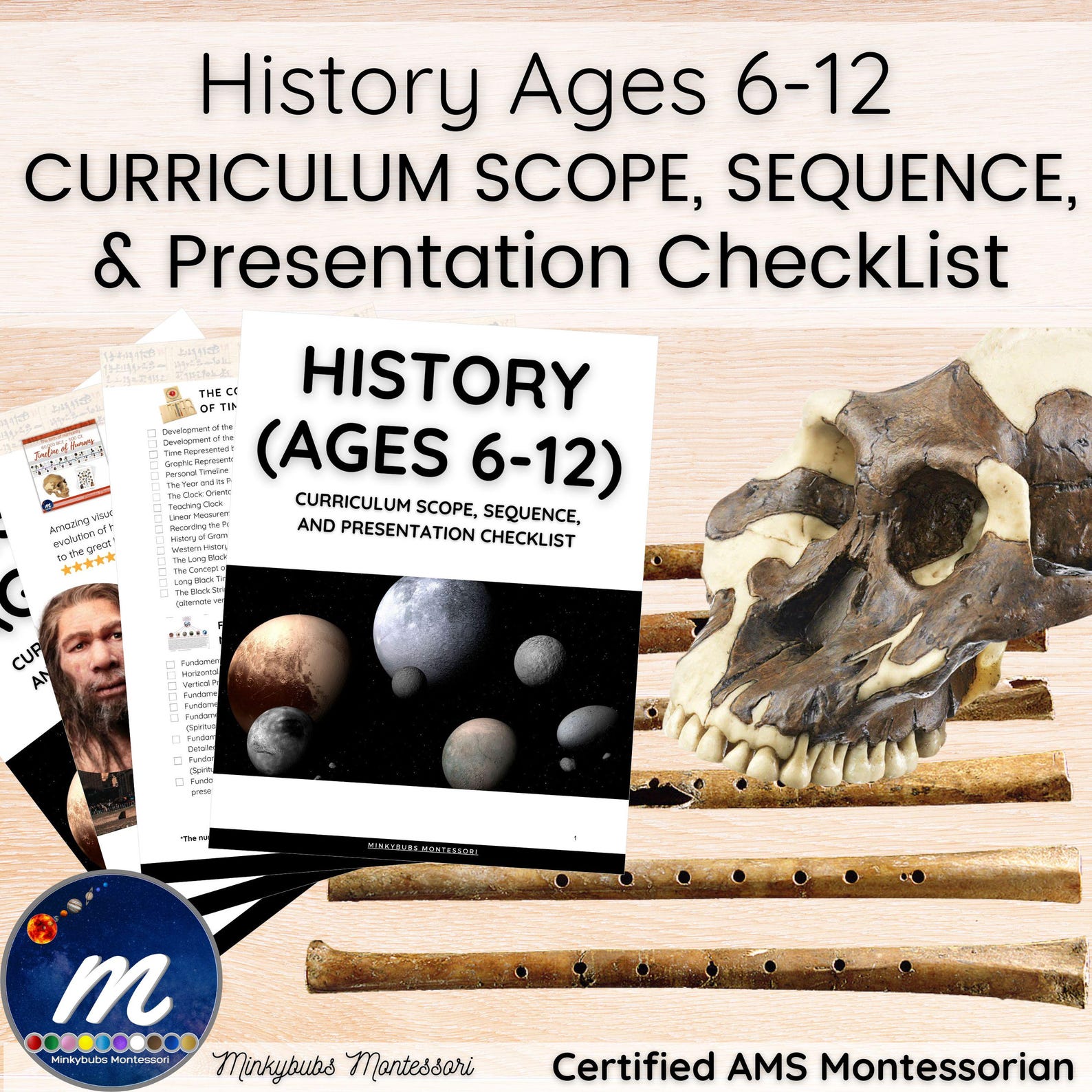 Montessori HISTORY CHECKLIST • Full 6-year Scope & Sequence • Lower AND ...
