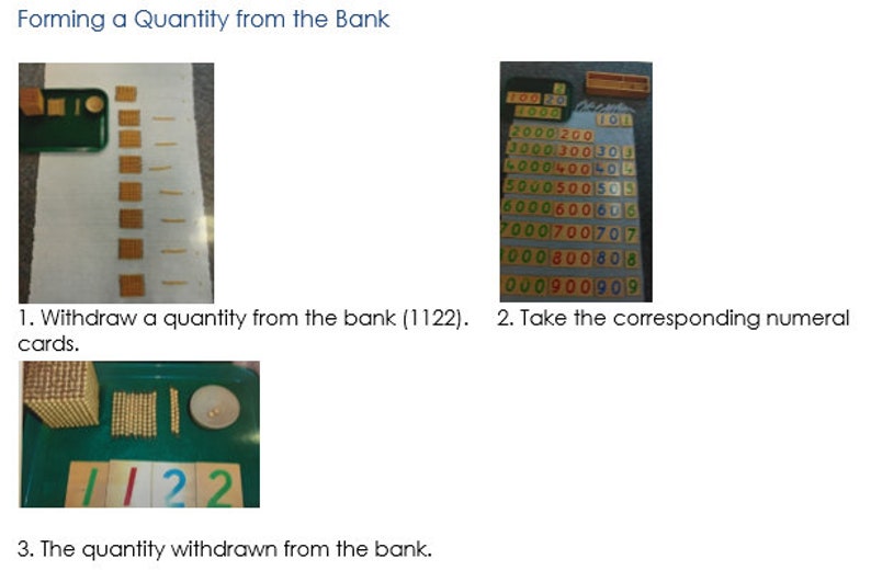 Montessori Math Manual PDF Ages 6-9 the 4 Operations Homeschool ...