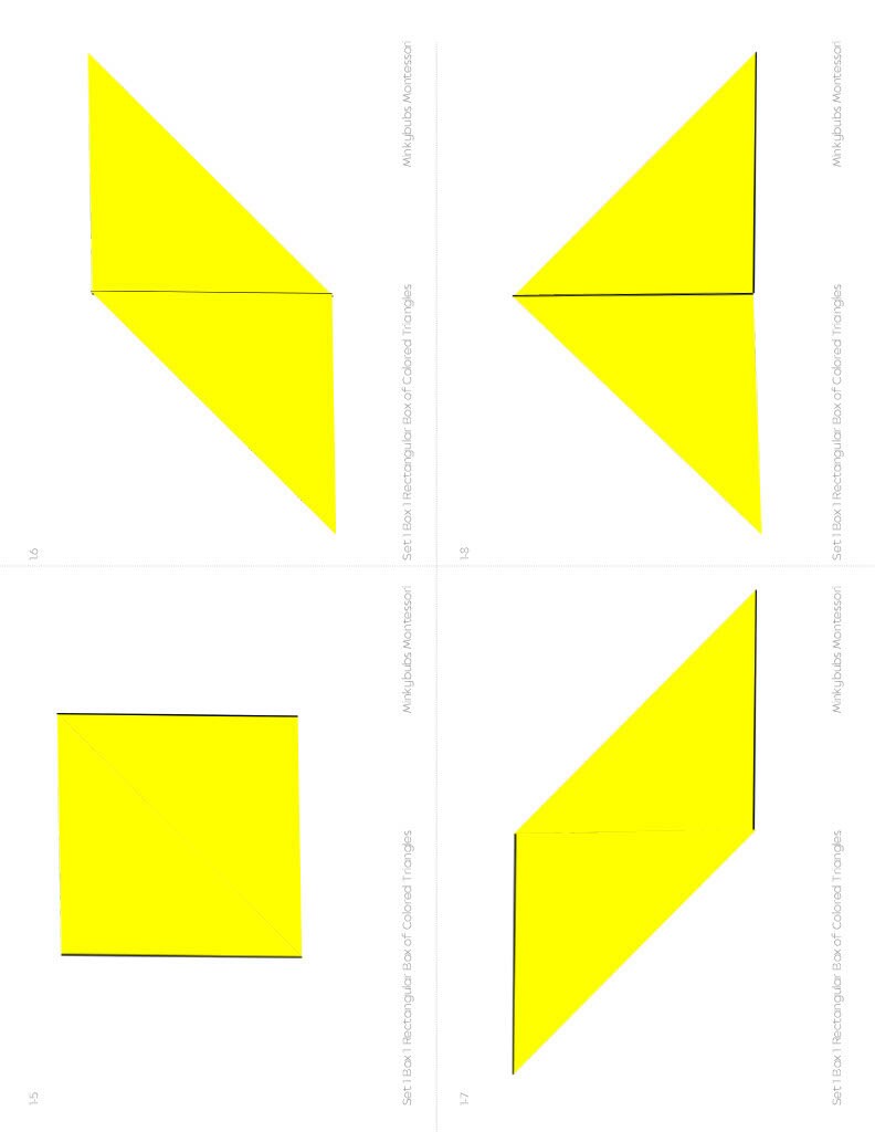Constructive Triangles Set 1 Box 1 Rectangular Colored - Etsy