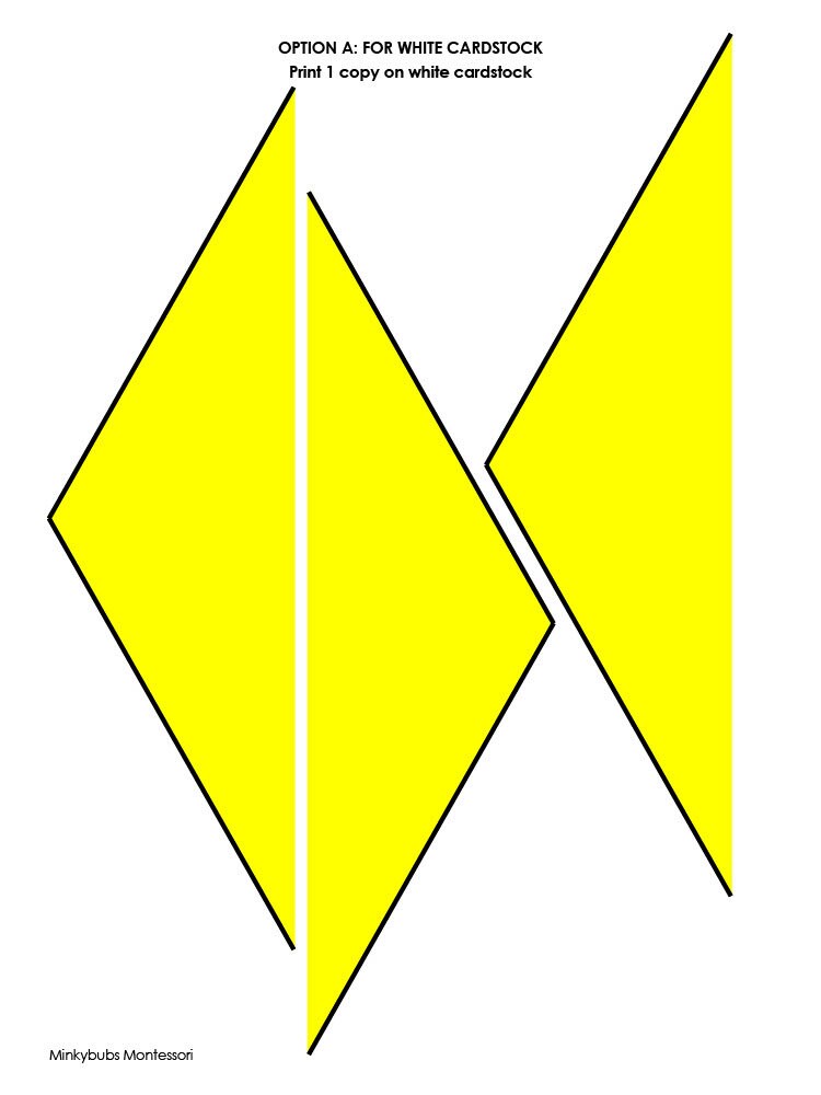 Constructive Triangles Rectangular Colored Set 2 Box 1 Printable Print ...