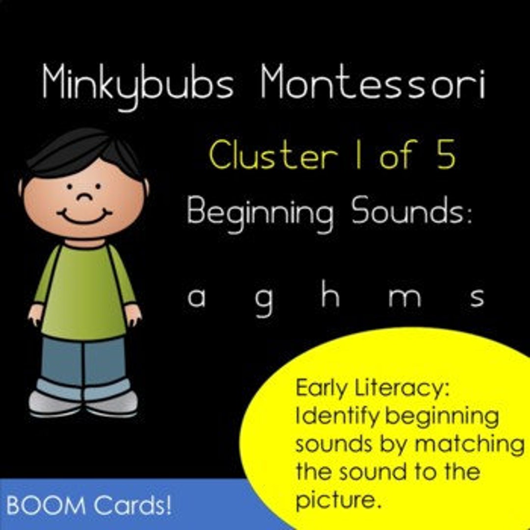 Beginning Letter Sounds Cluster 1 Boom Cards DISTANCE LEARNING Phonics ...