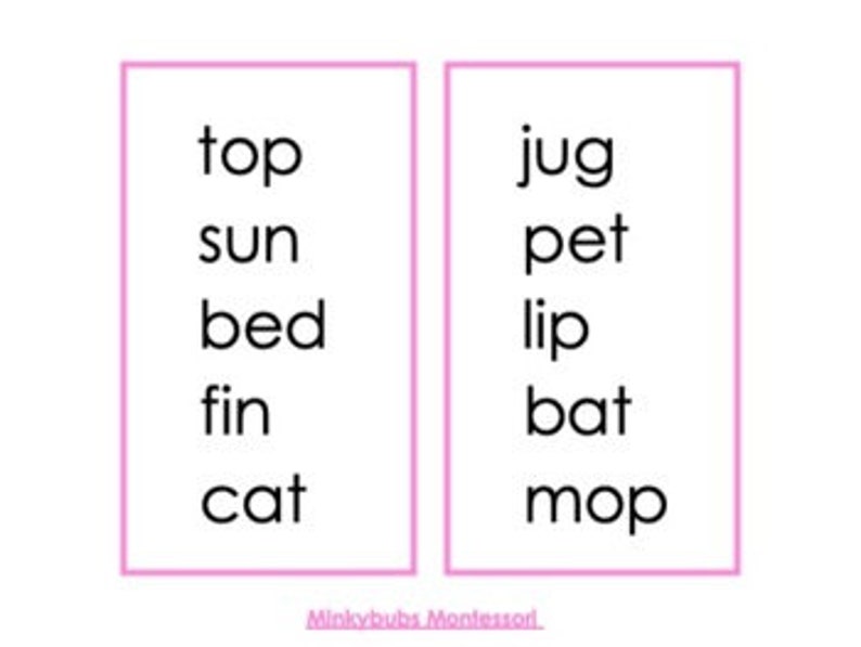Phonetic Word Mega Bundle: Pink Language Material Bundle - Etsy