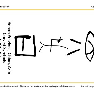 Montessori Story of Language Fourth Great Lesson Printable Video Audio ...