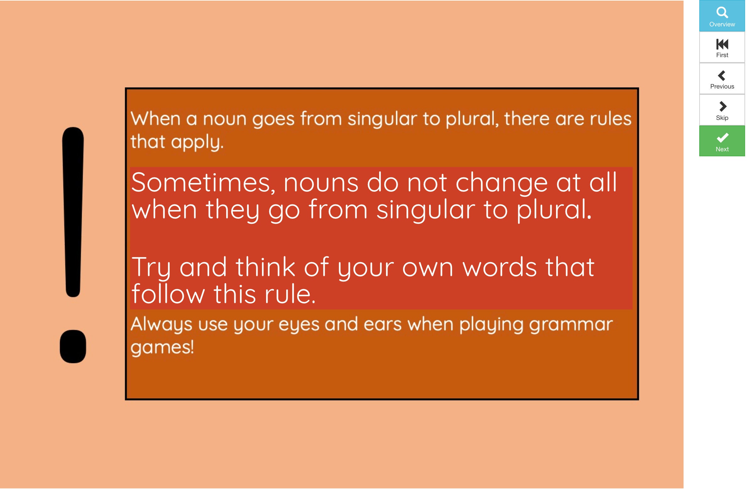 Montessori Grammar Box 2-4C BOOM Articles & Nouns Parts Speech Virtual ...