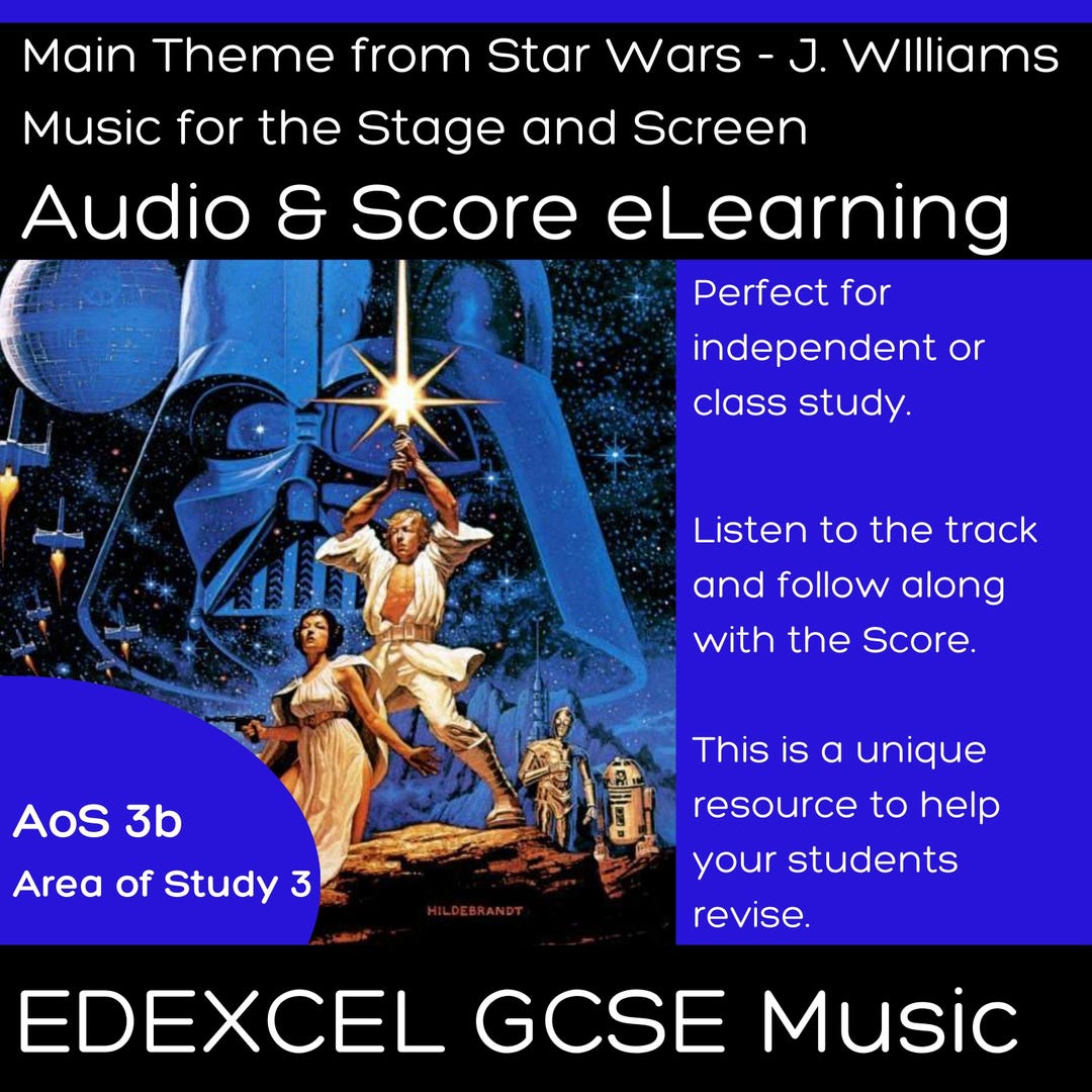 Star Wars: Main Theme | Edexcel GCSE Area of Study 3 Complete SCORE and ...