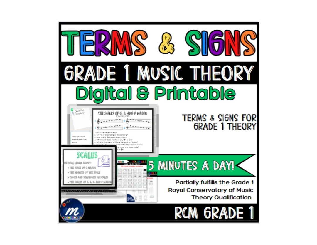 Music Terms and Signs No Prep Activities Bell Ringers Starters Work ...