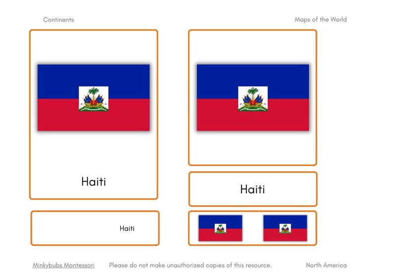 North America Country Flags and Map Pins With Flags and Labels in Print ...