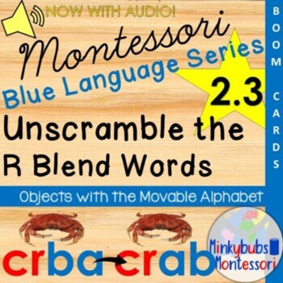 R Blend Word Cards